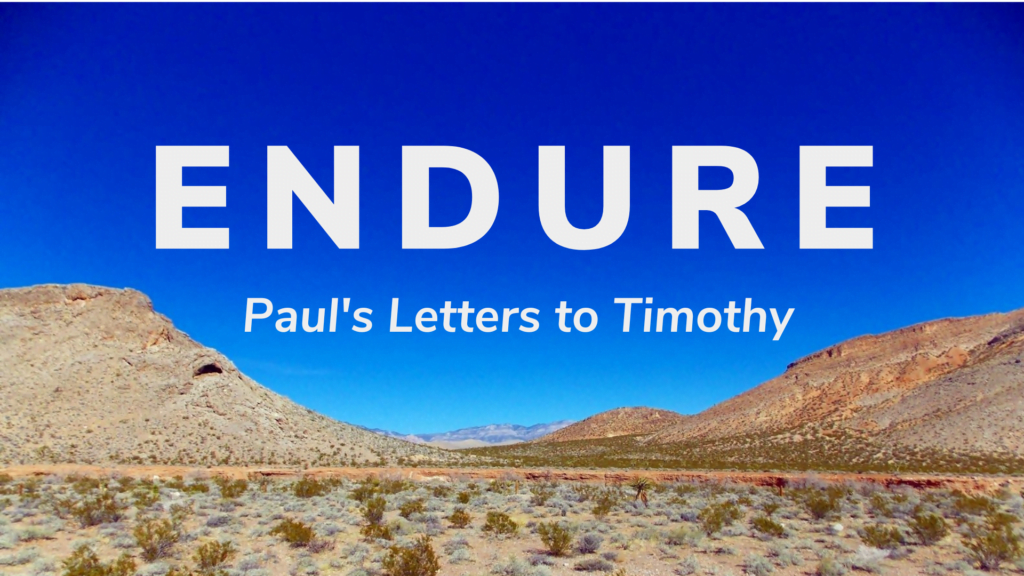 Endure: Letters to Timothy - St. Martin-in-the-Fields Episcopal Church